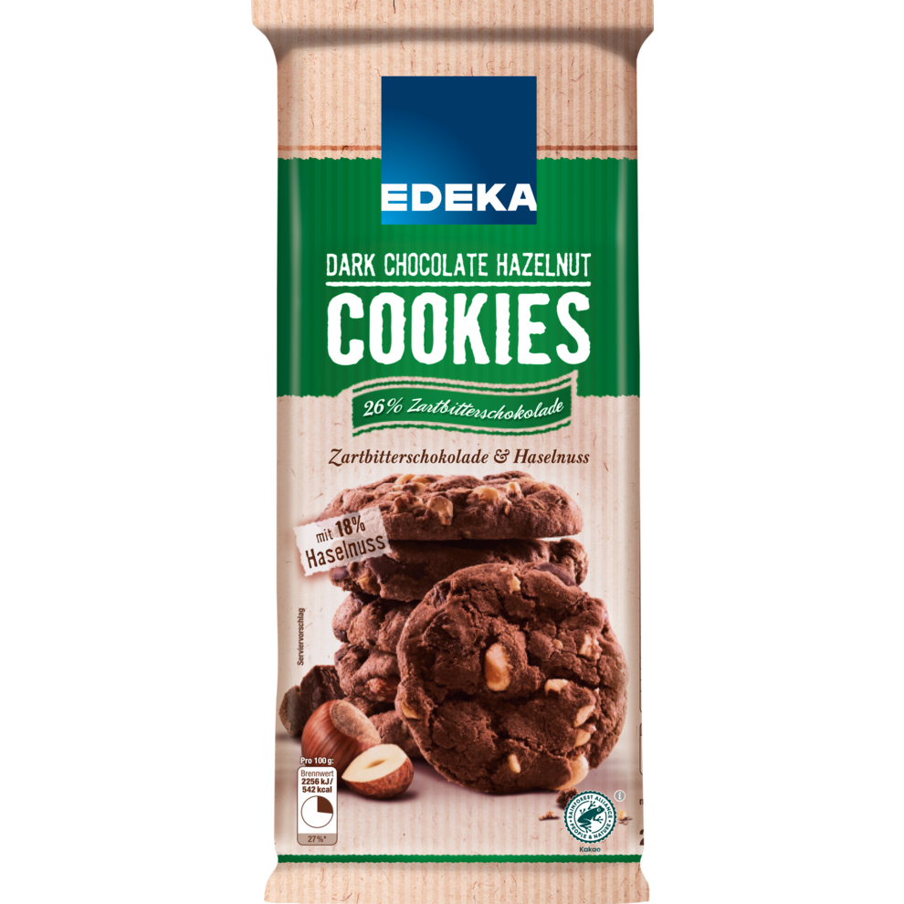 Dark Chocolate & Hazelnut Cookies | EDEKA