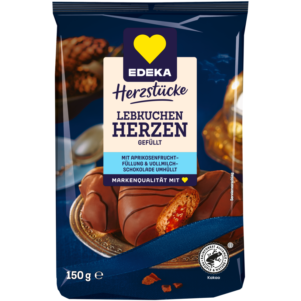 Lebkuchenherzen gefüllt Vollmilch | EDEKA