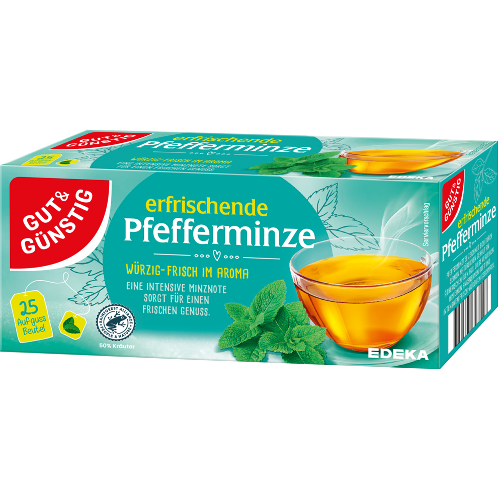 Pfefferminze-Kräuter-Tee | EDEKA