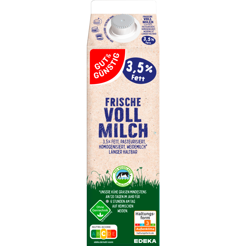 Frische Weidevollmilch 3,5% | EDEKA