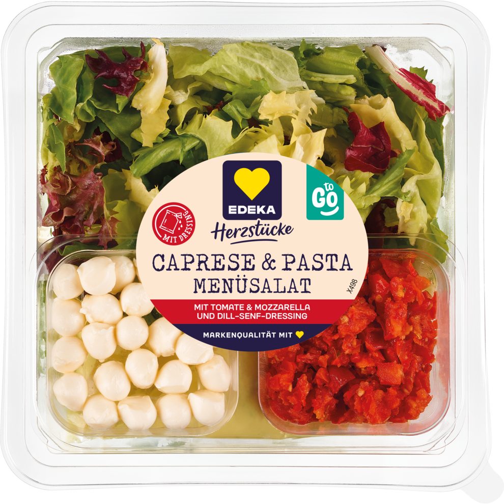 Menü Salat Caprese und Pasta | EDEKA