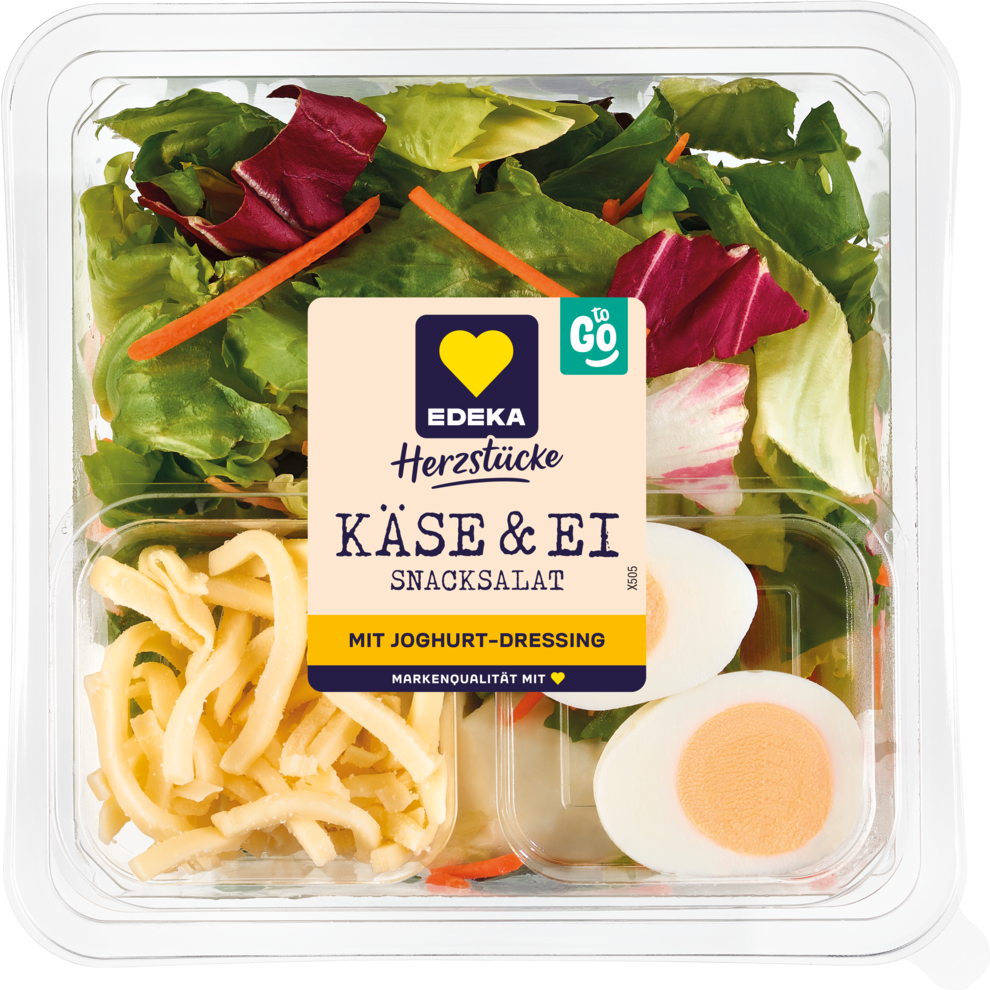 Snack Salat Käse und Ei | EDEKA