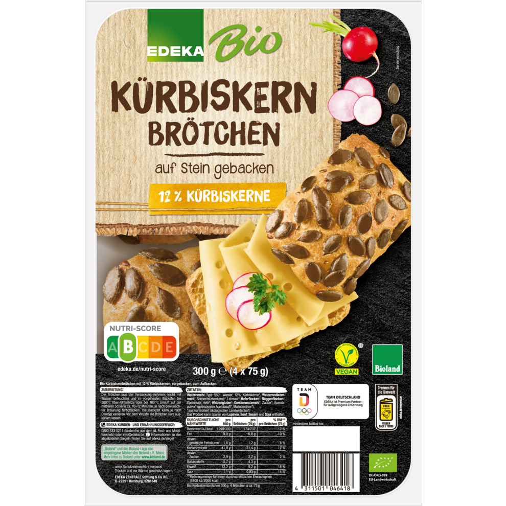 Kürbiskernbrötchen | EDEKA