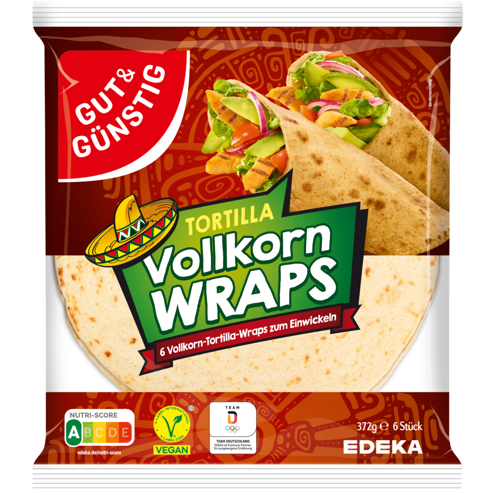Tortilla-Vollkorn-Wraps | EDEKA
